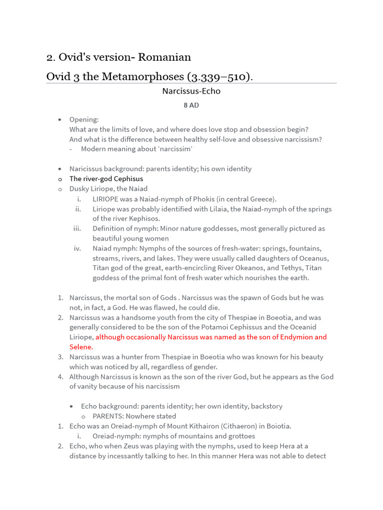 Narcissus | PDF | Greek Deities | Greek Mythology