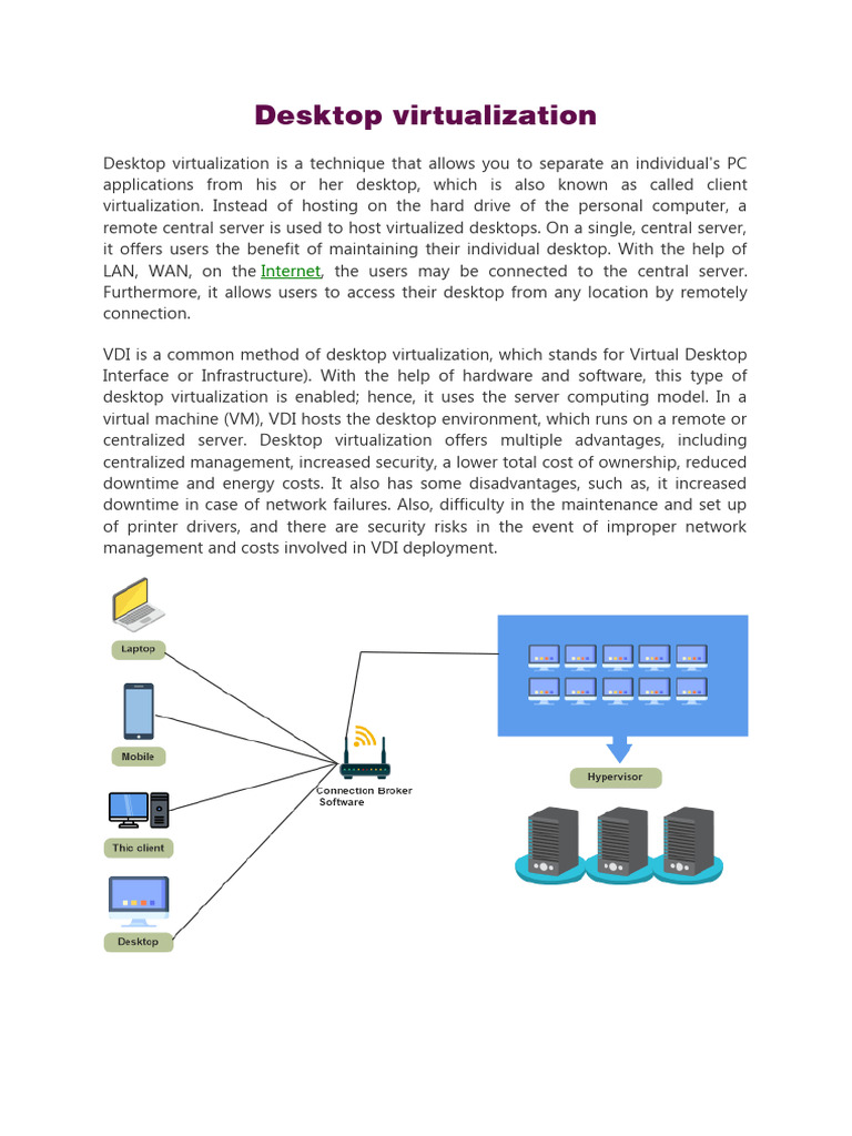 Desktop Virtualization | PDF | Desktop Virtualization | Virtualization Desktop Virtualization | PDF | Desktop Virtualization | Virtualization