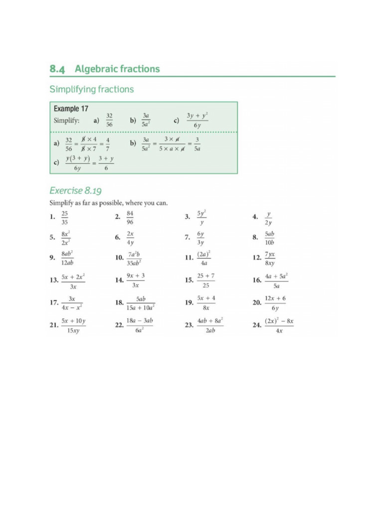Algebra 1 Test Revision | PDF