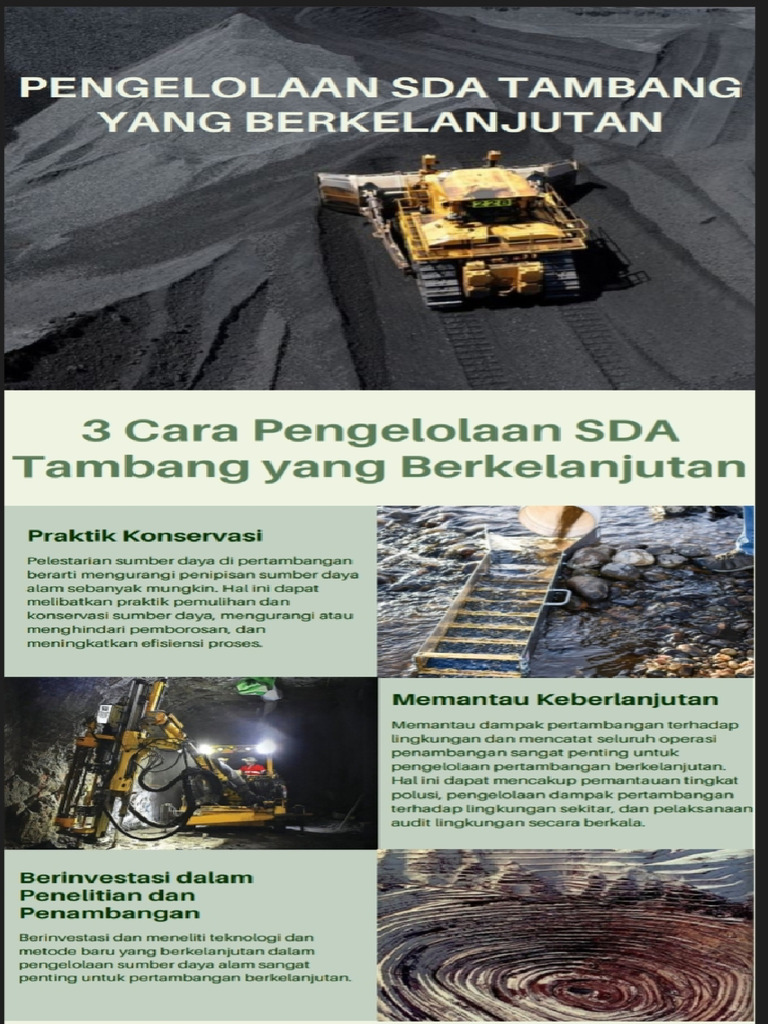 Poster Sda Tambang Kel 4 | PDF