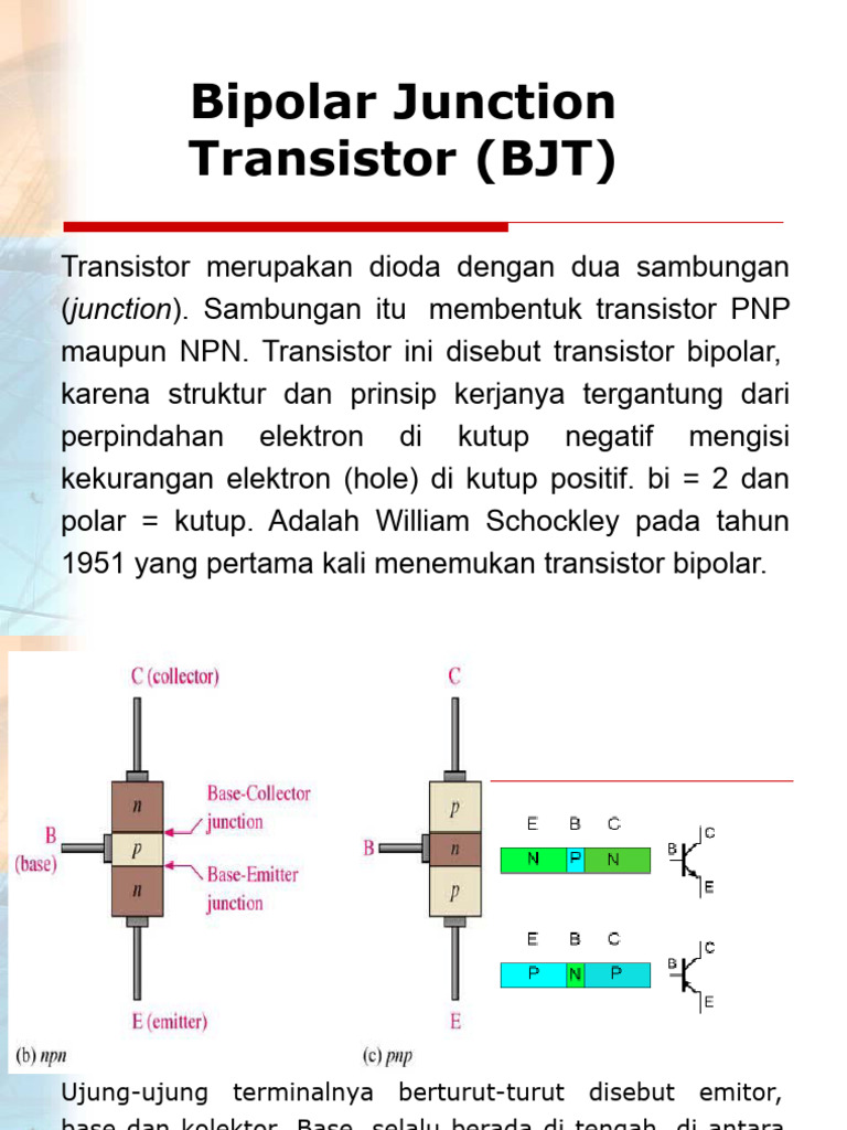Prinsip Kerja dan Konfigurasi BJT | PDF