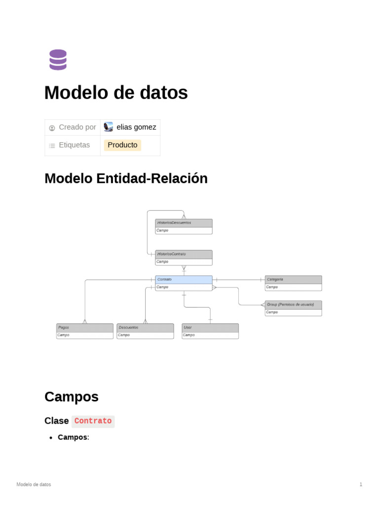 Modelo de Datos | PDF | Informática | Tecnologías de la información