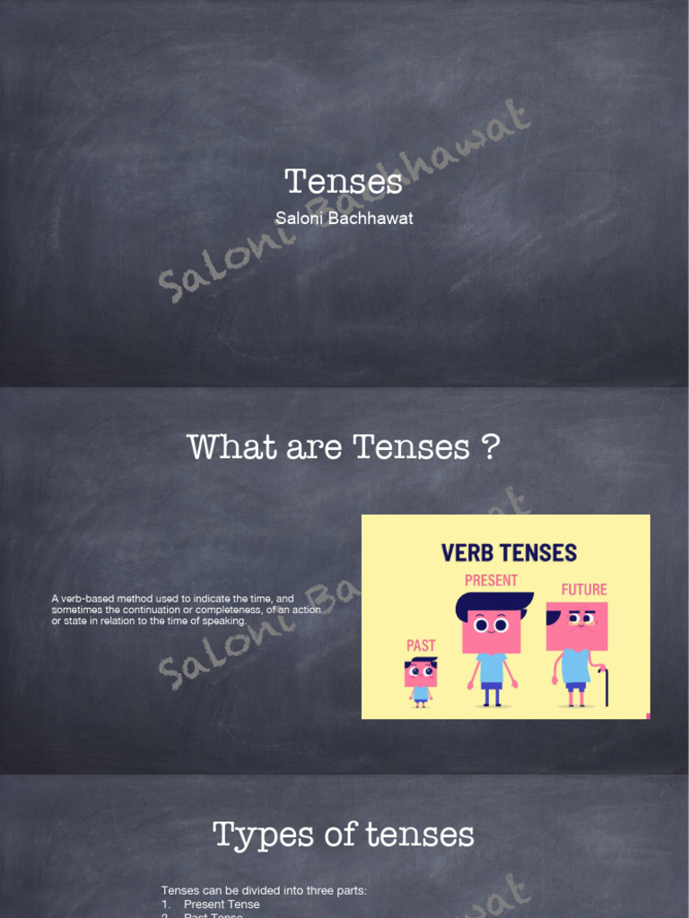 Tenses | PDF | Grammatical Tense | Verb