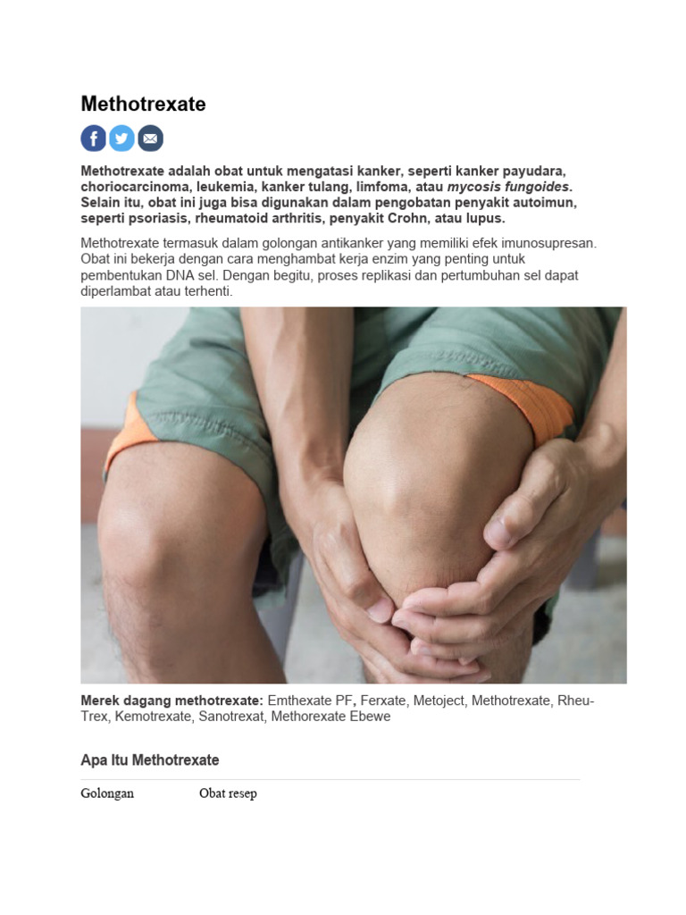 Methotrexate | PDF