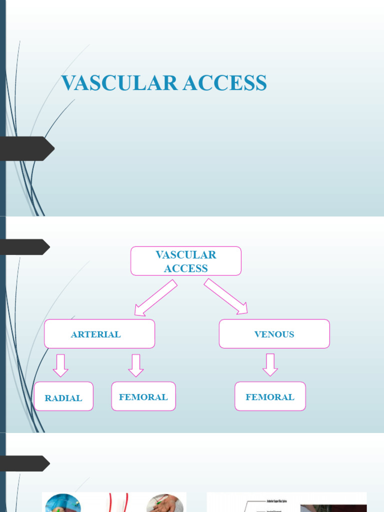 Vascular Access in Cardiac Catheterization | PDF | Wellness | Science ...