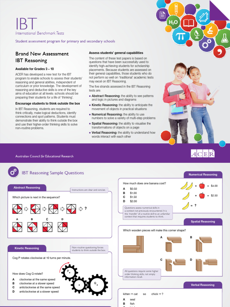IBT Reasoning Brochure 2019 | PDF | Reason | Critical Thinking