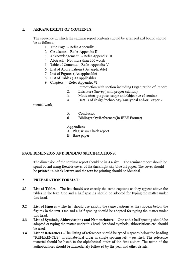 TE Seminar Report Format-2023-24 | PDF