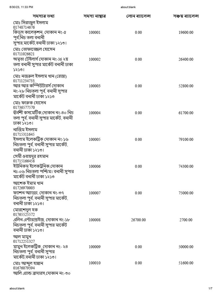 Balance Sheet June 30 2023 Pdf