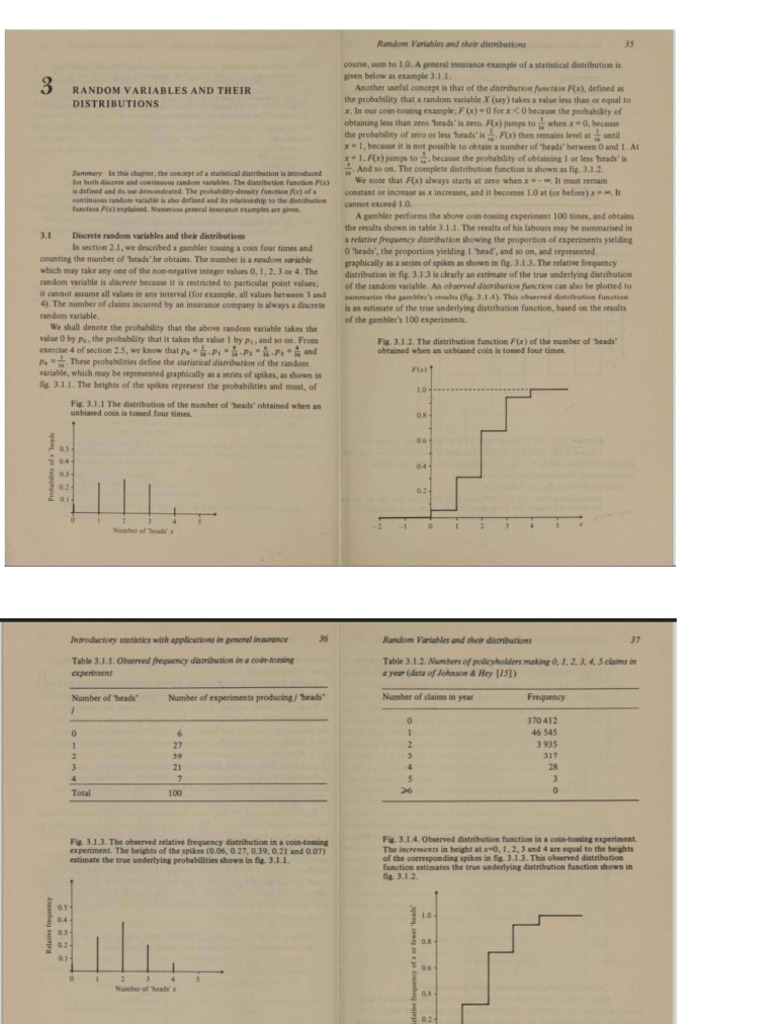 Chapter 3 Random Variabel and Distribution | PDF
