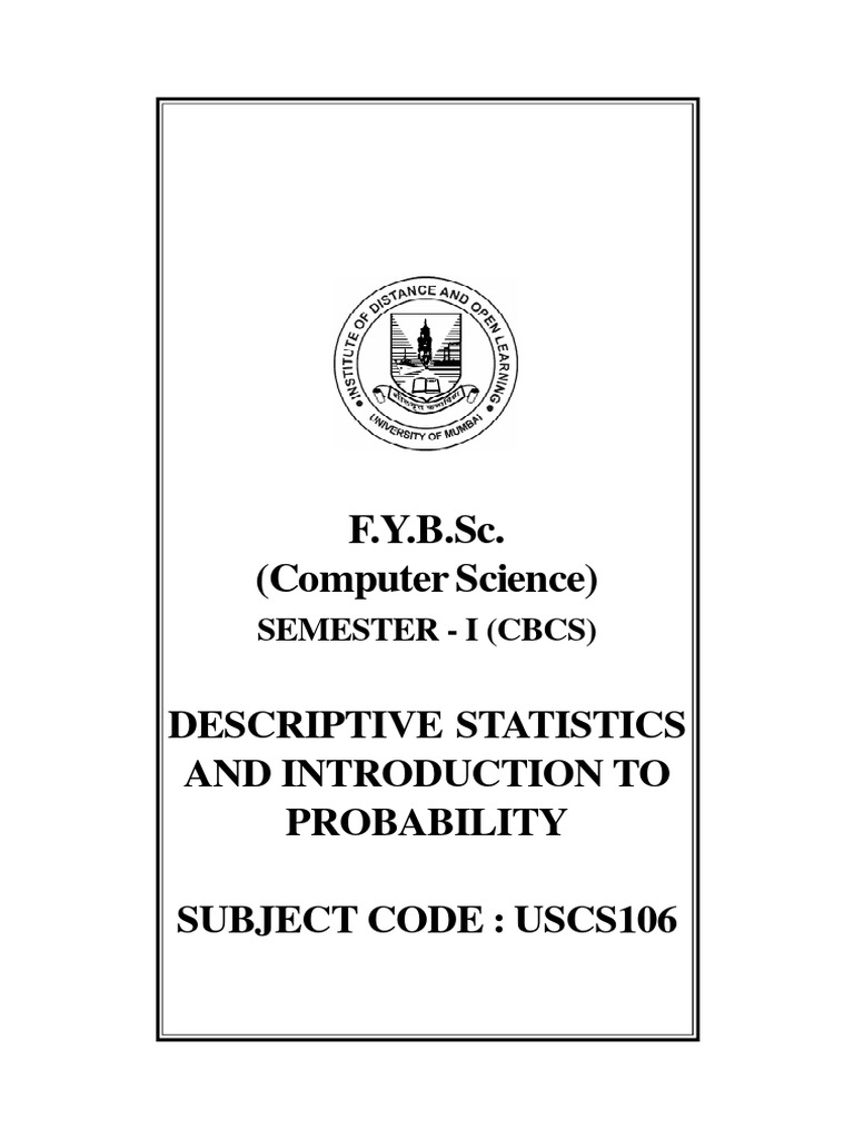6 Descriptive StatisticsIntroduction | PDF