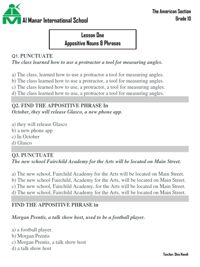 G 10 Lesson 1 Exercise | PDF | Mobile Phones | Language Mechanics