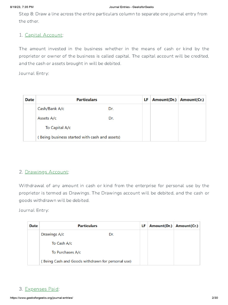 Journal Entries - Difa | PDF | Debits And Credits | Expense