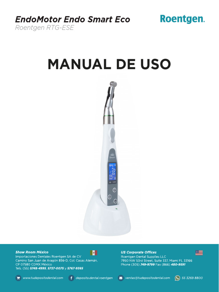 Manual Endomotor RTG Ese | PDF | Motores | Ciencias fisicas