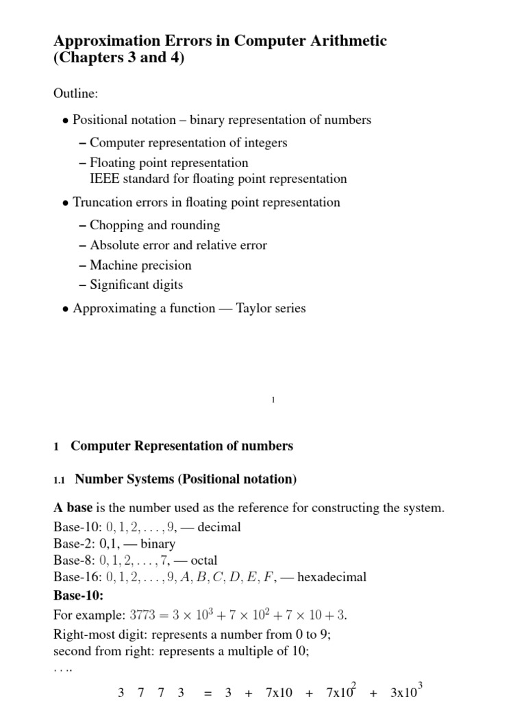 Part 1 | PDF | Arithmetic | Mathematical Notation