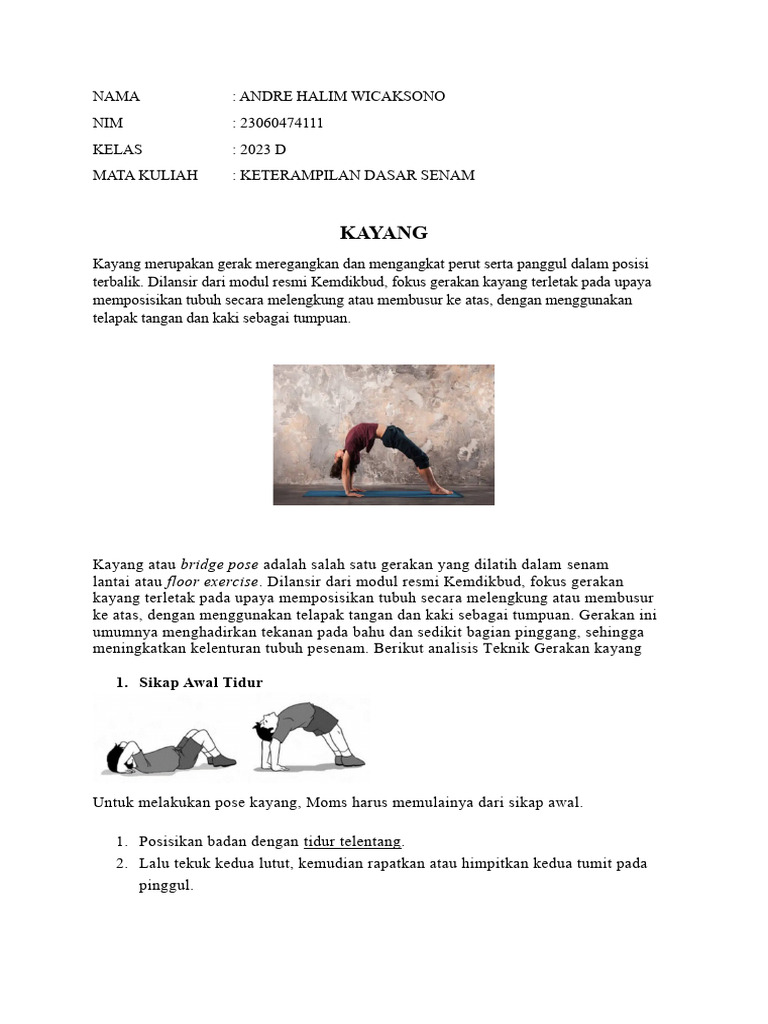 Andre Halim Wicaksono - 111 Senam | PDF