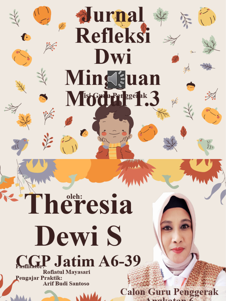 Refleksi Modul 1.3 Visi Guru Penggerak | PDF | Karier & Perkembangan | Seni