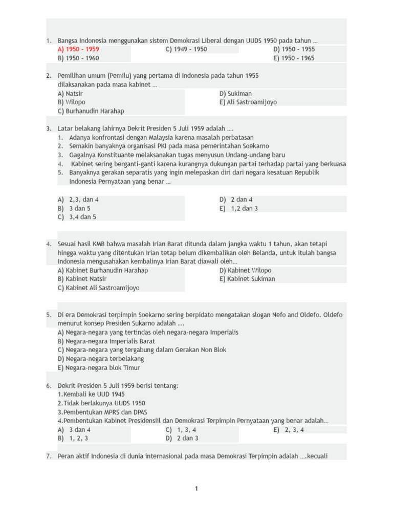 Bank Soal Kls XII | PDF