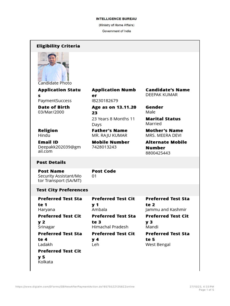 IB Form 2023 | PDF | Science