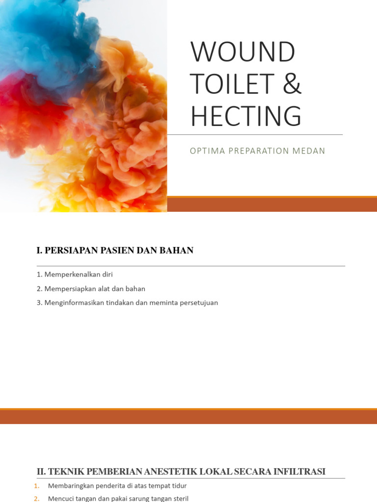 Wound Toilet & Hecting | PDF
