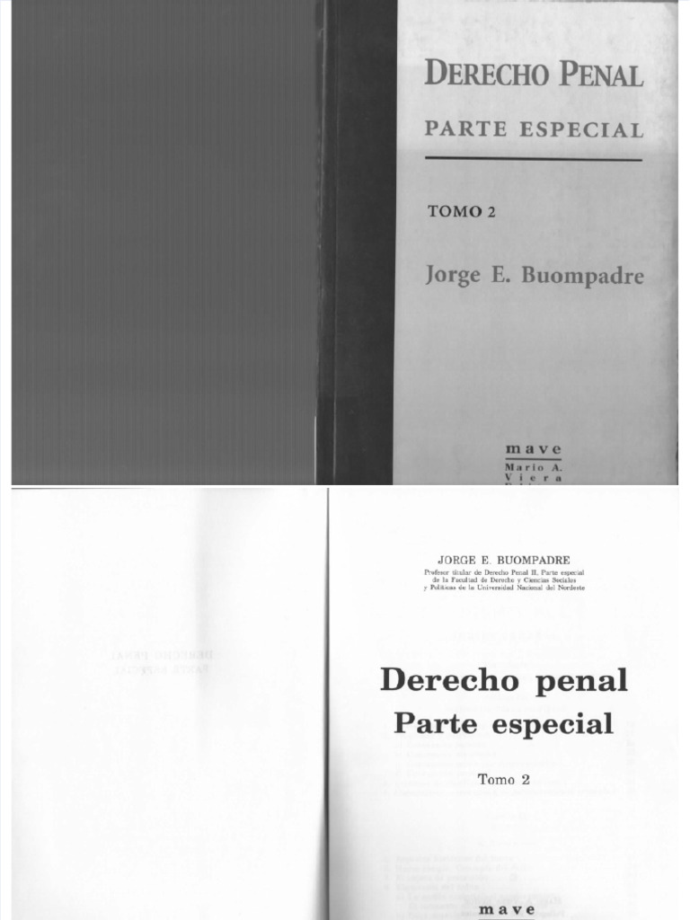 Dokumentips Derecho Penal Parte Especial Buompadre Tomo 2 Pdf 