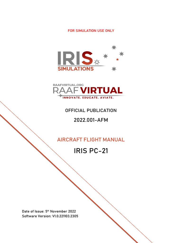 IRIS PC-21 - Aircraft Flight Manual | PDF | Aviation | Aircraft