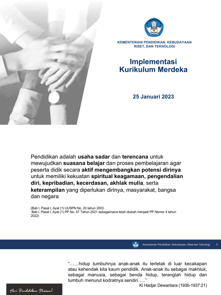 Komponen Penting Kurikulum Merdeka | PDF