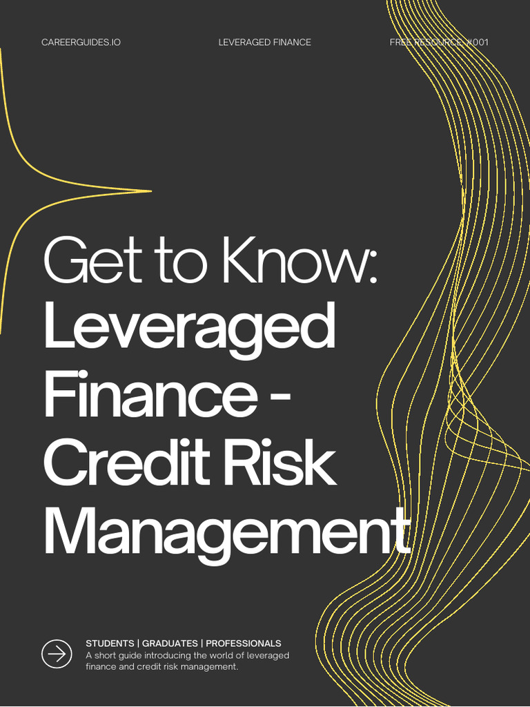 Career Guides - Leveraged Finance & Credit Risk Management Free Guide | PDF | Debt | Leveraged ...