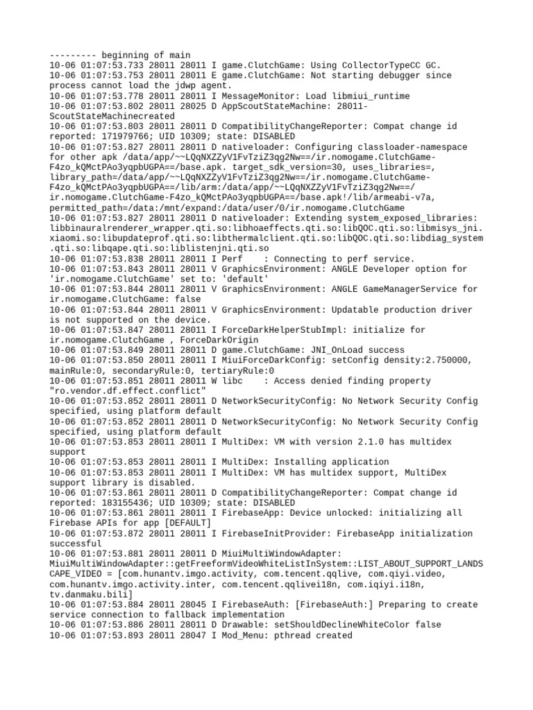 Mod Menu Log - Ir - Nomogame.clutchgame | PDF | Library (Computing ...