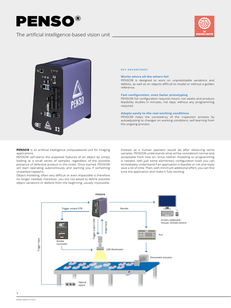 Penso Vsion System Datasheet en | PDF
