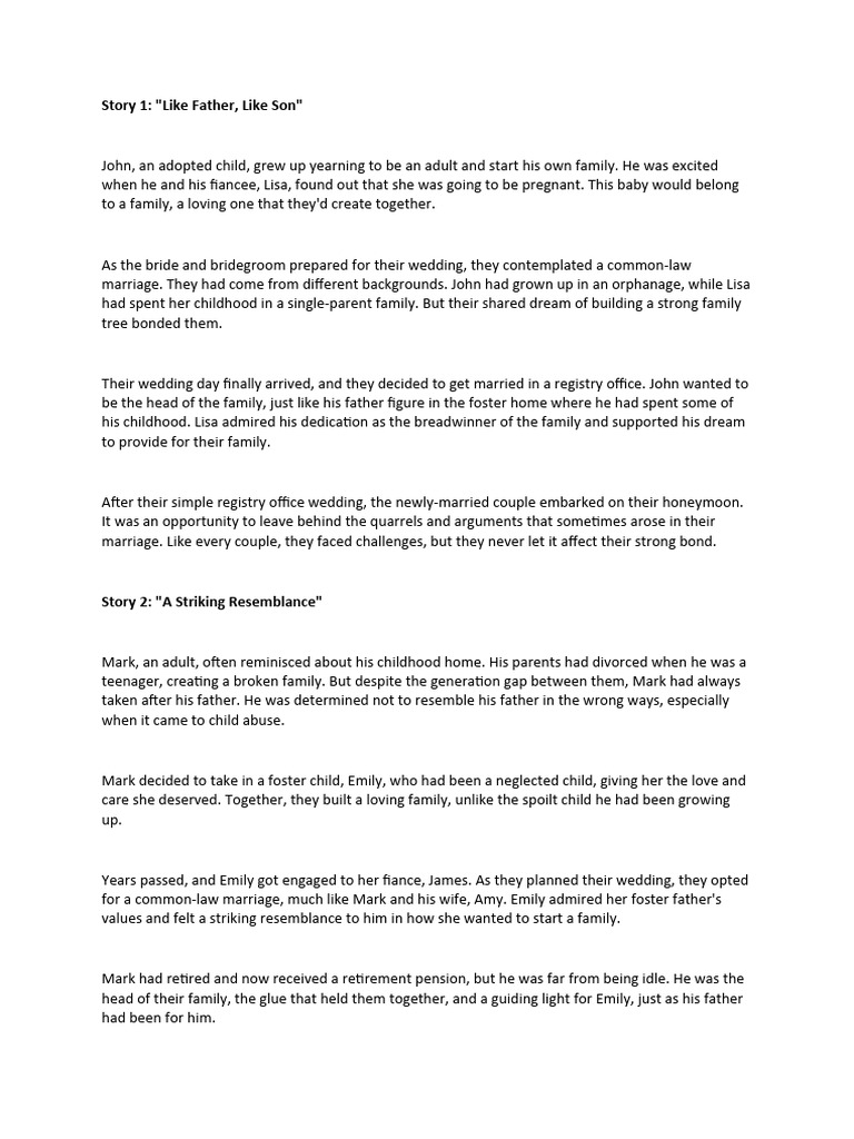 Family Bonds: From Broken to Whole | PDF | Wellness