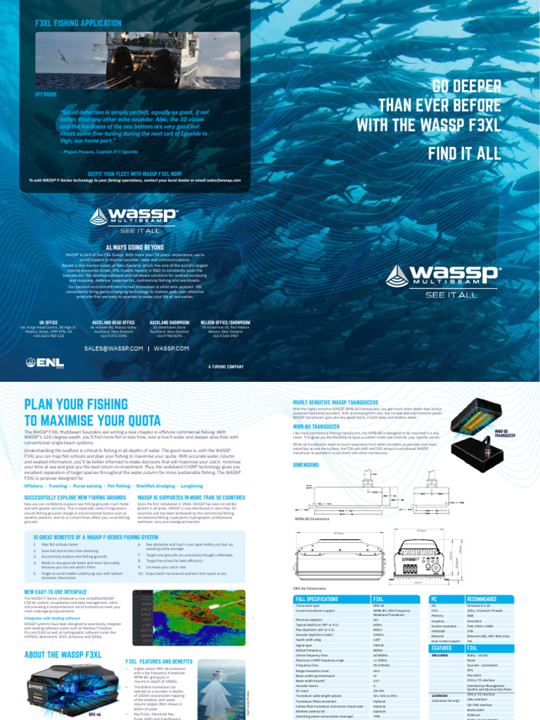 Wassp Handout F3XL A4 4pp Web | Download Free PDF | Sea | Oceanography
