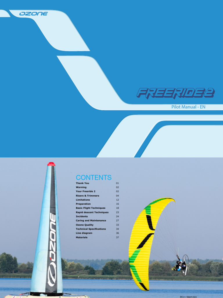 Freeride 2 Manual en | PDF | Glider (Sailplane) | Transport