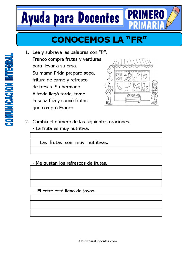 Conocemos La FR para Primero de Primaria | PDF