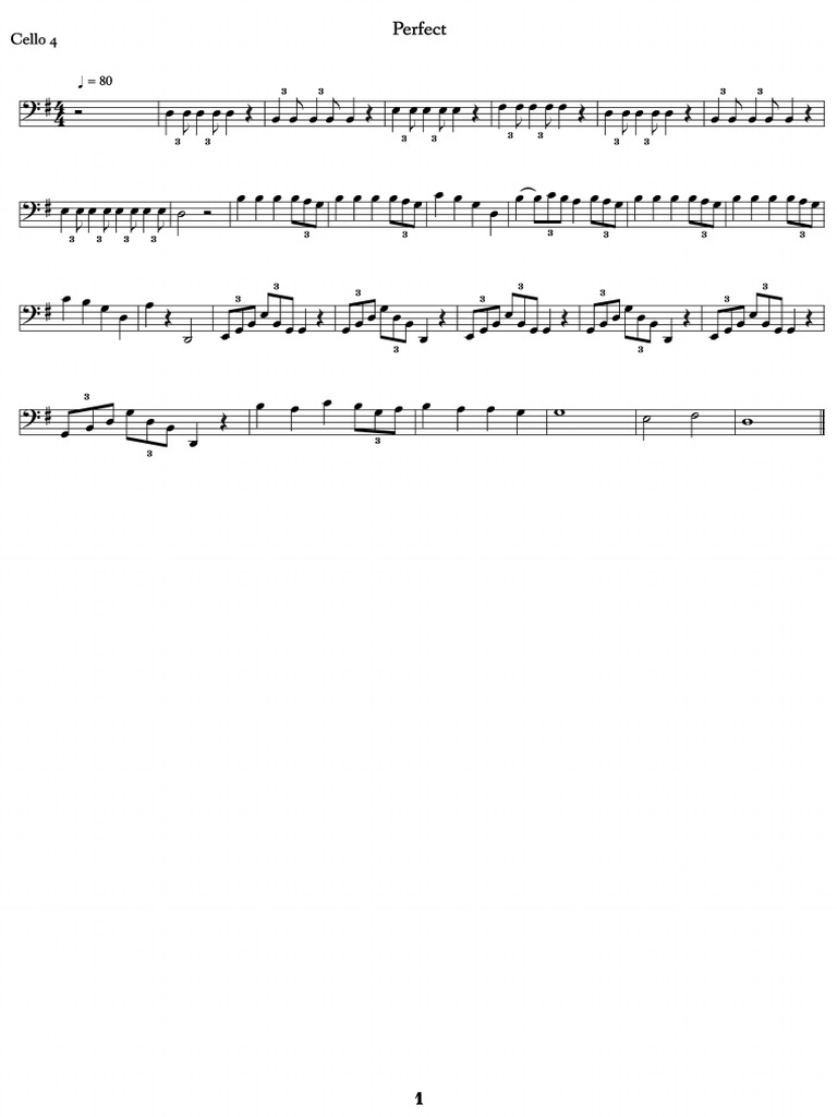 Perfect-Cello 1 | PDF