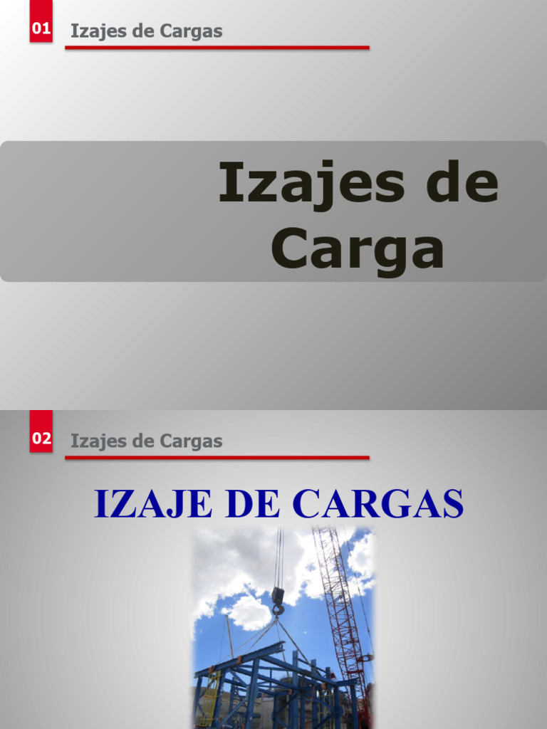 Izaje de Cargas - PMRT | PDF