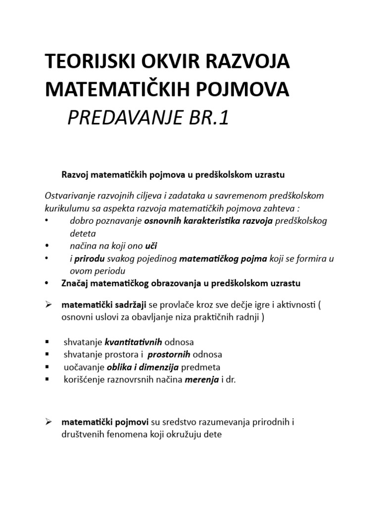 Teorijski Okvir Razvoja | PDF