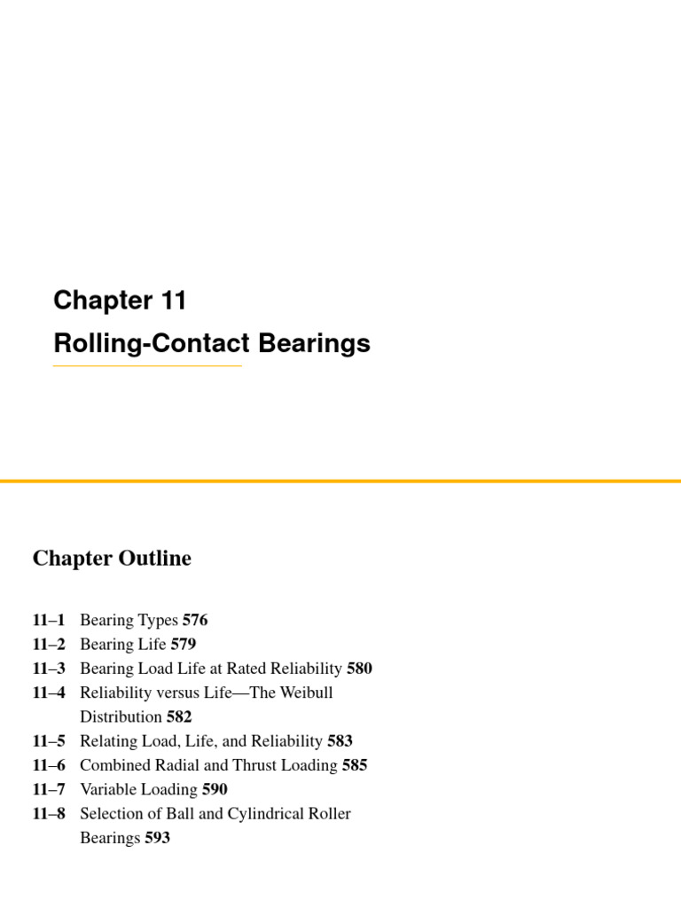 Chapter 11 Slides-Aub | PDF | Bearing (Mechanical) | Mechanical Engineering