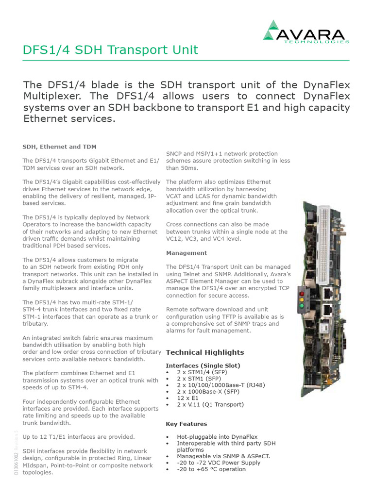DynaFlex DFS14 | PDF