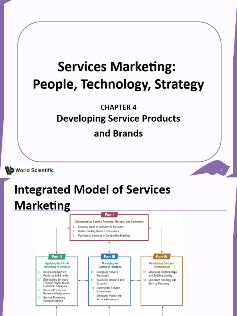 Developing Service Products and Brands | PDF | Business