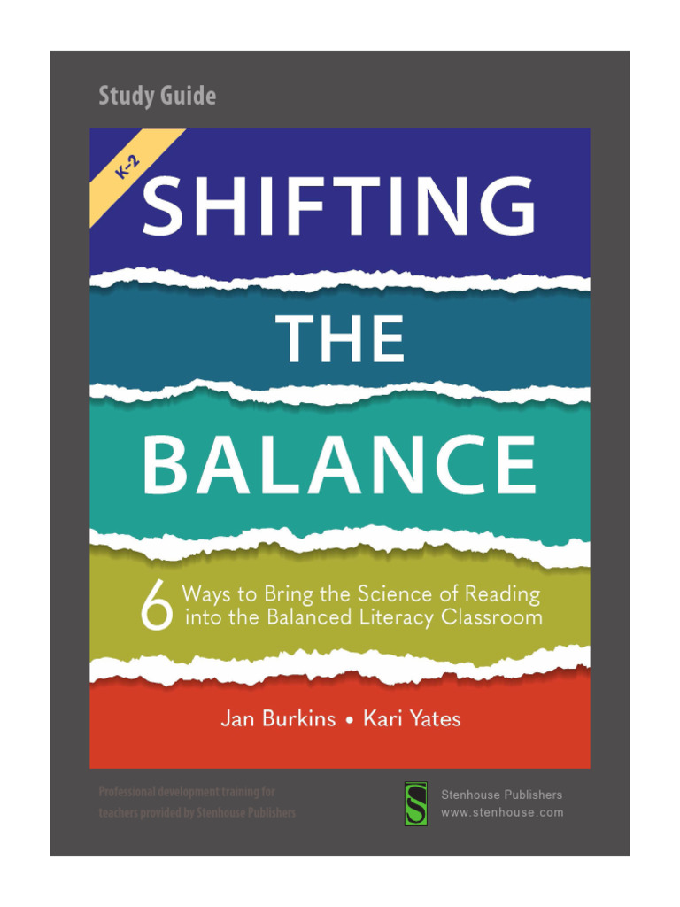 Shifting The Balance Study Guide | PDF | Phonics | Reading Comprehension