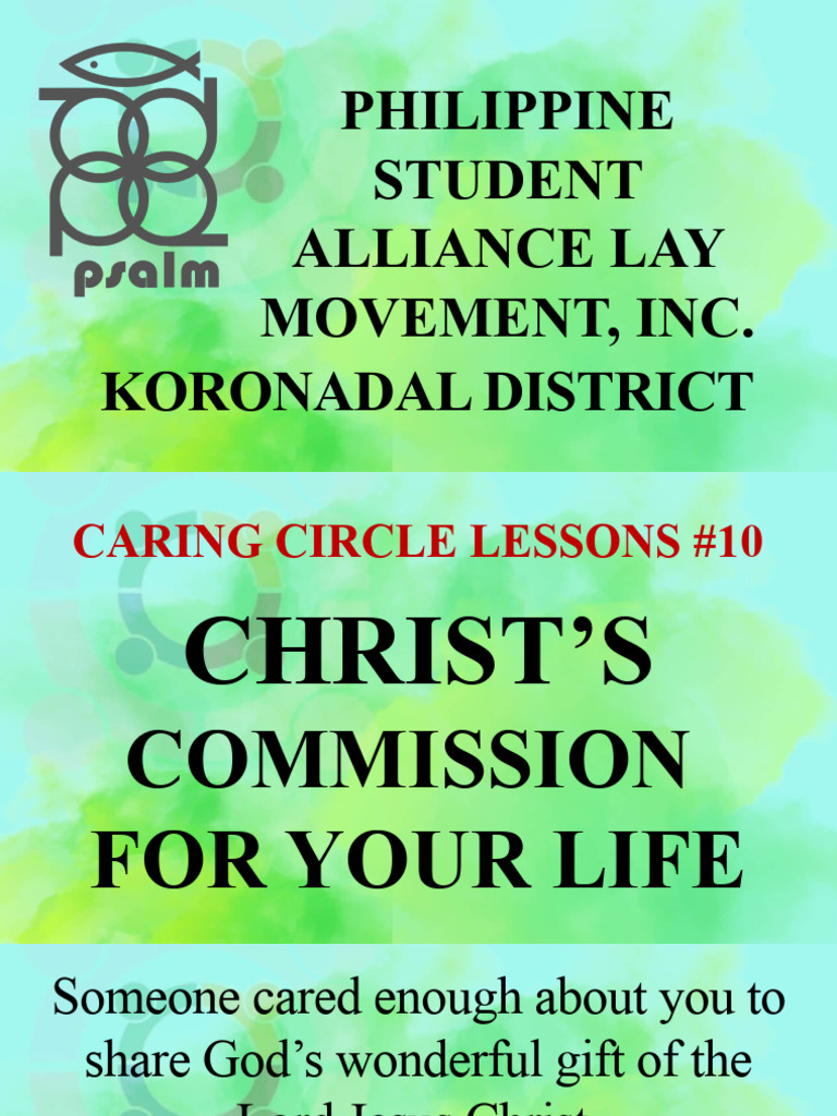 CCL-10 (1) PK | PDF | Jesus | Disciple (Christianity)