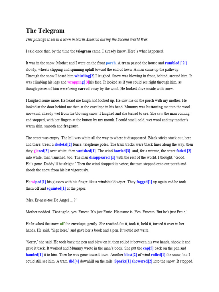 Snow's Impact on a War-Time Encounter | PDF | Poetry