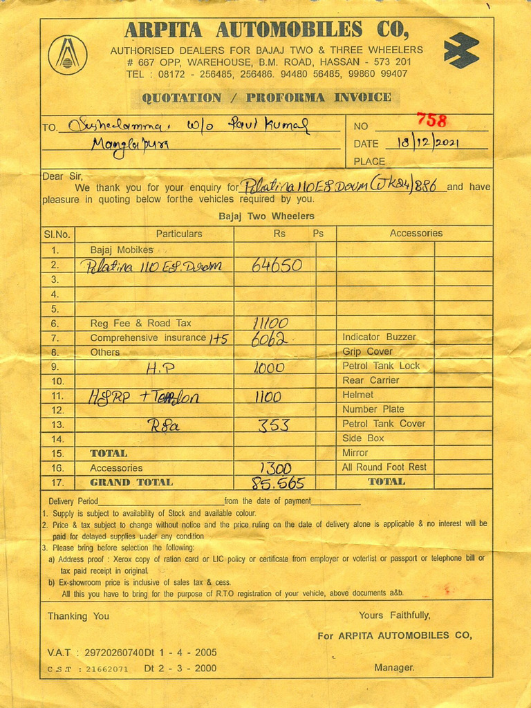 quatation_0001 | PDF