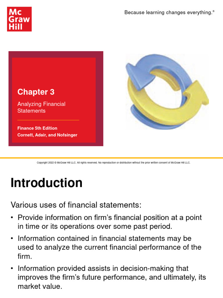 Chapter 3 Analyzing Financial Statements (New Version) | PDF Chapter 3 Analyzing Financial Statements (New Version) | PDF