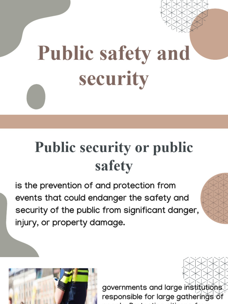 Public Safety and Crime Prevention Tips | PDF