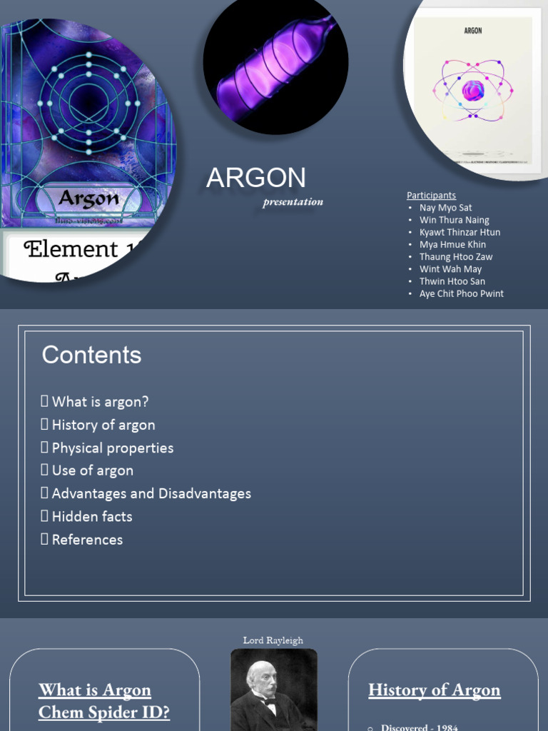 ARGON | PDF | Argon | Nature