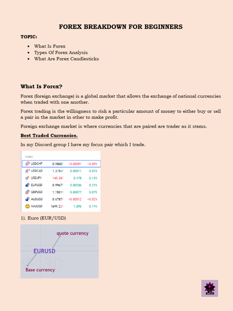Forex Trading Basics for Beginners | PDF | Foreign Exchange Market ...