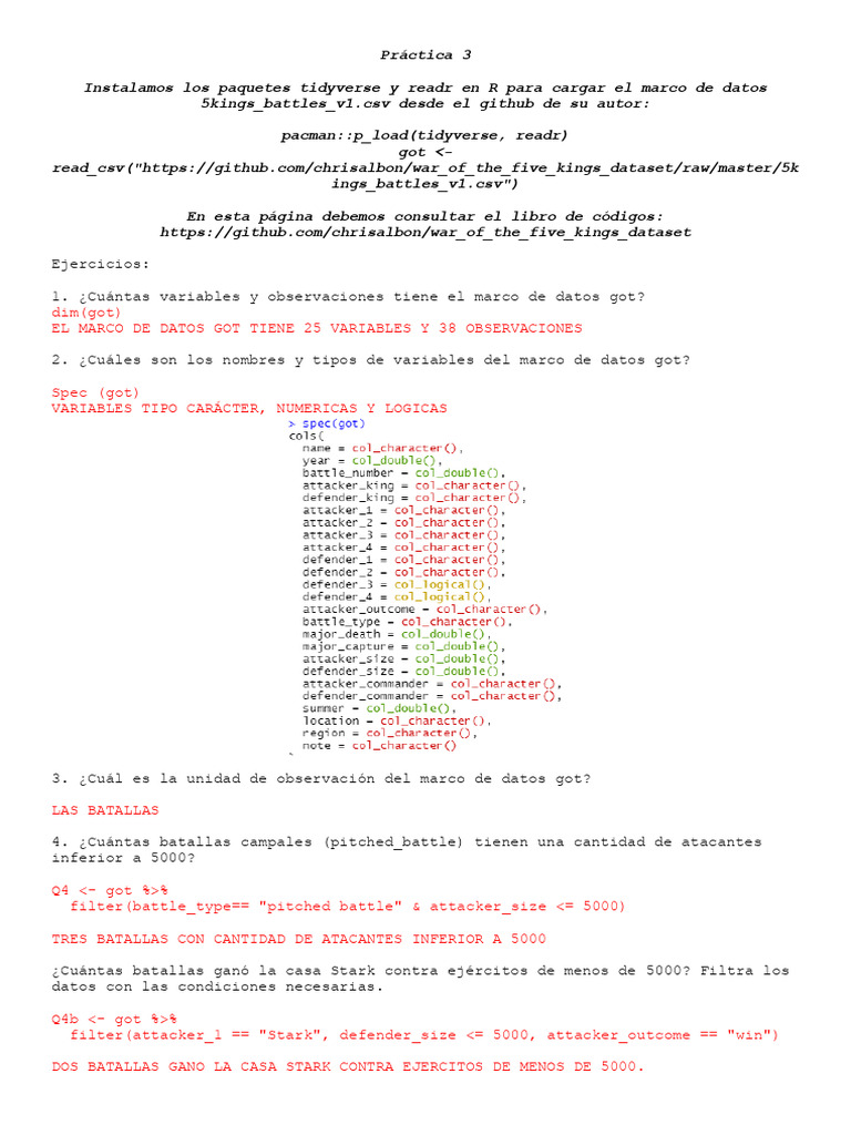 Práctica 3 | PDF