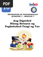 EsP 10 UNANG MARKAHAN - MODYUL 7 | PDF