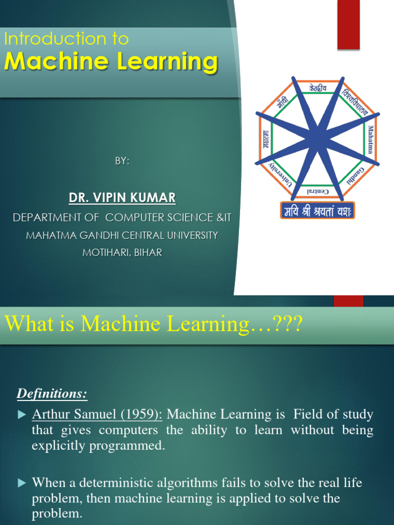 Cours Intro Machine Learning | PDF Cours Intro Machine Learning | PDF